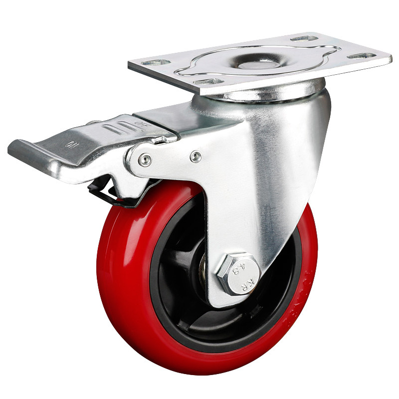 Yunshi Caster Wheels - 3, 4, & 5 Inch Universal Wheels with Brake