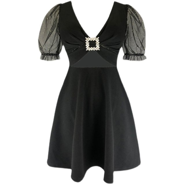 Muse sexy v-neck low-cut slim skirt nightclub overalls new nightclub ...