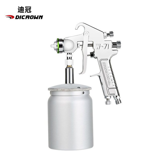 W-71-77 paint spray gun pneumatic upper and lower pot furniture topcoat car spray gun high ...