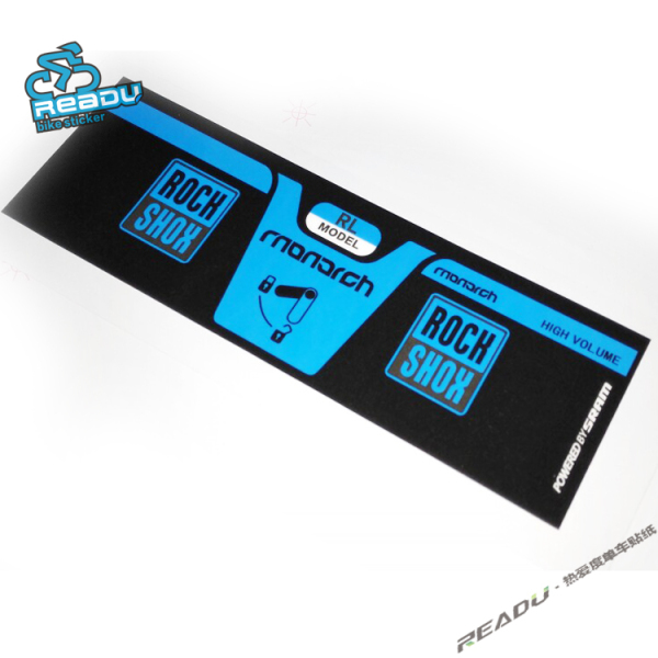 Rockshox monarch rear shock mountain bike sticker | Read Shock Absorber ...