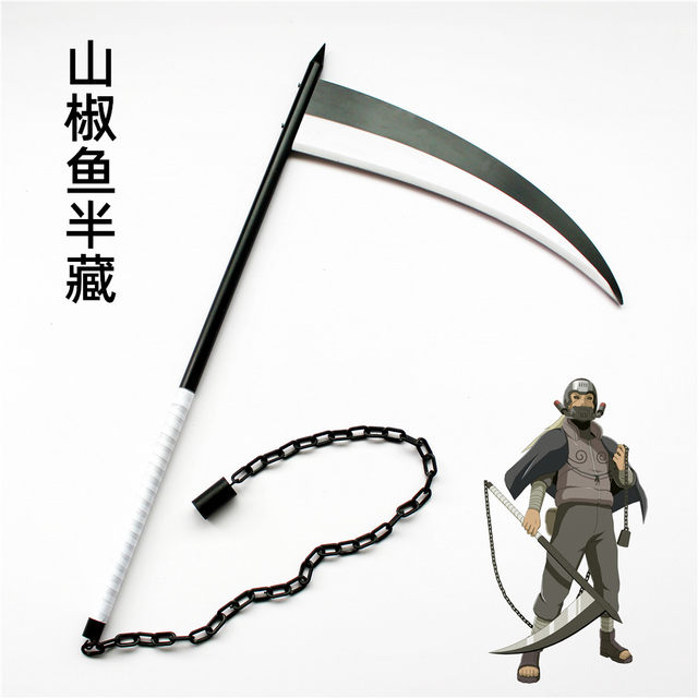Naruto Naruto Sanshoyu Hanzo Demigod chain sickle ax weapon cosplay ...
