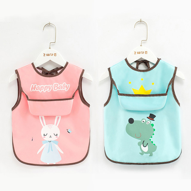 Children's smock waterproof reverse dressing girl summer thin baby ...