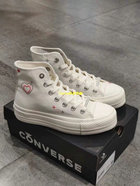 Converse Converse 2024 Valentine's Day Love Women's Thick-soled ...