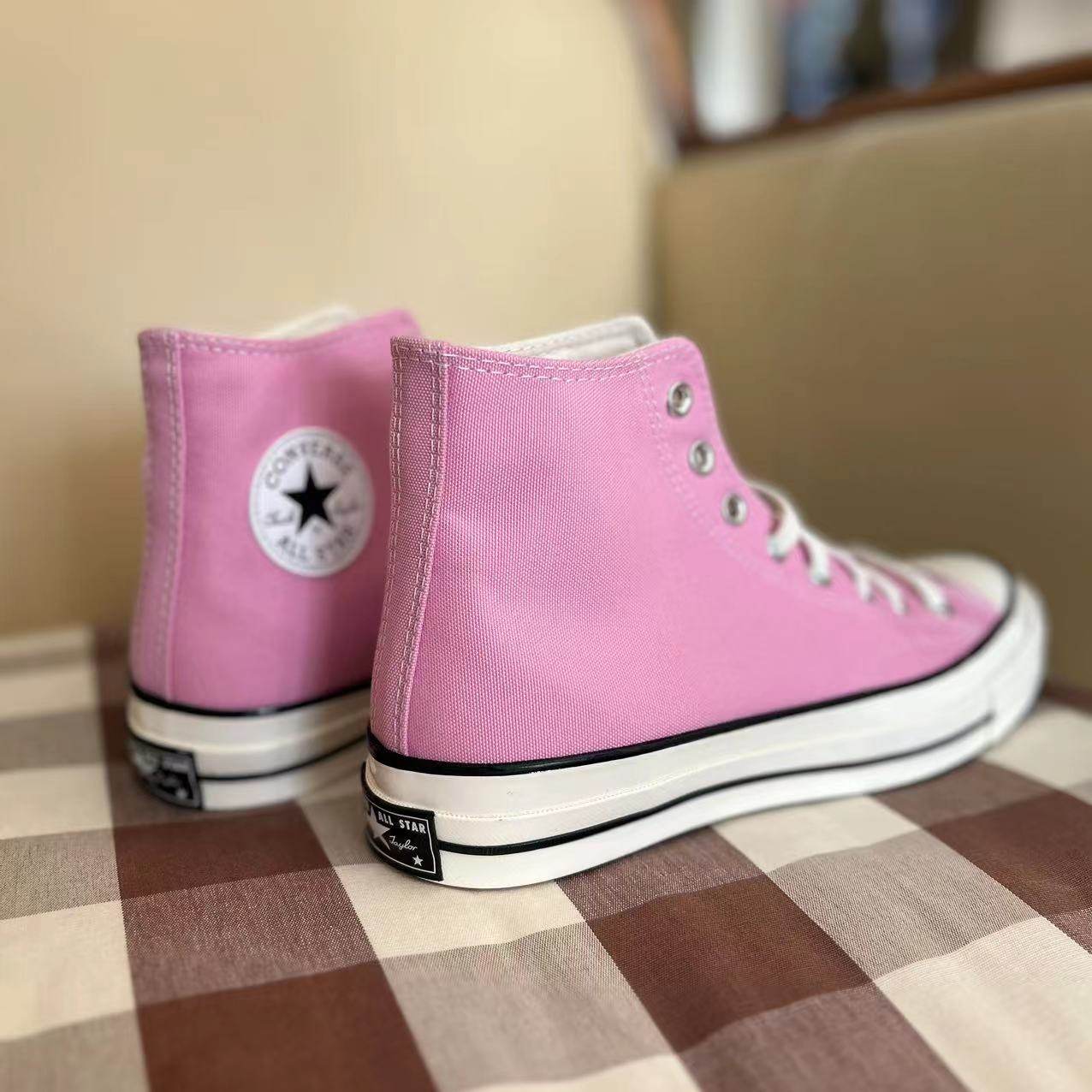 Converse Converse 2023 Spring New Pink 1970s high -top fashion leisure ...