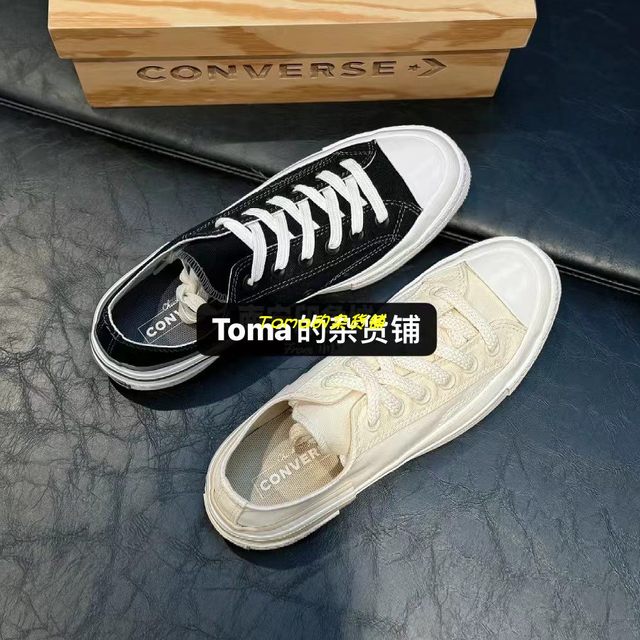 Converse 2024 autumn 1970s deconstructed low-top sports casual canvas ...