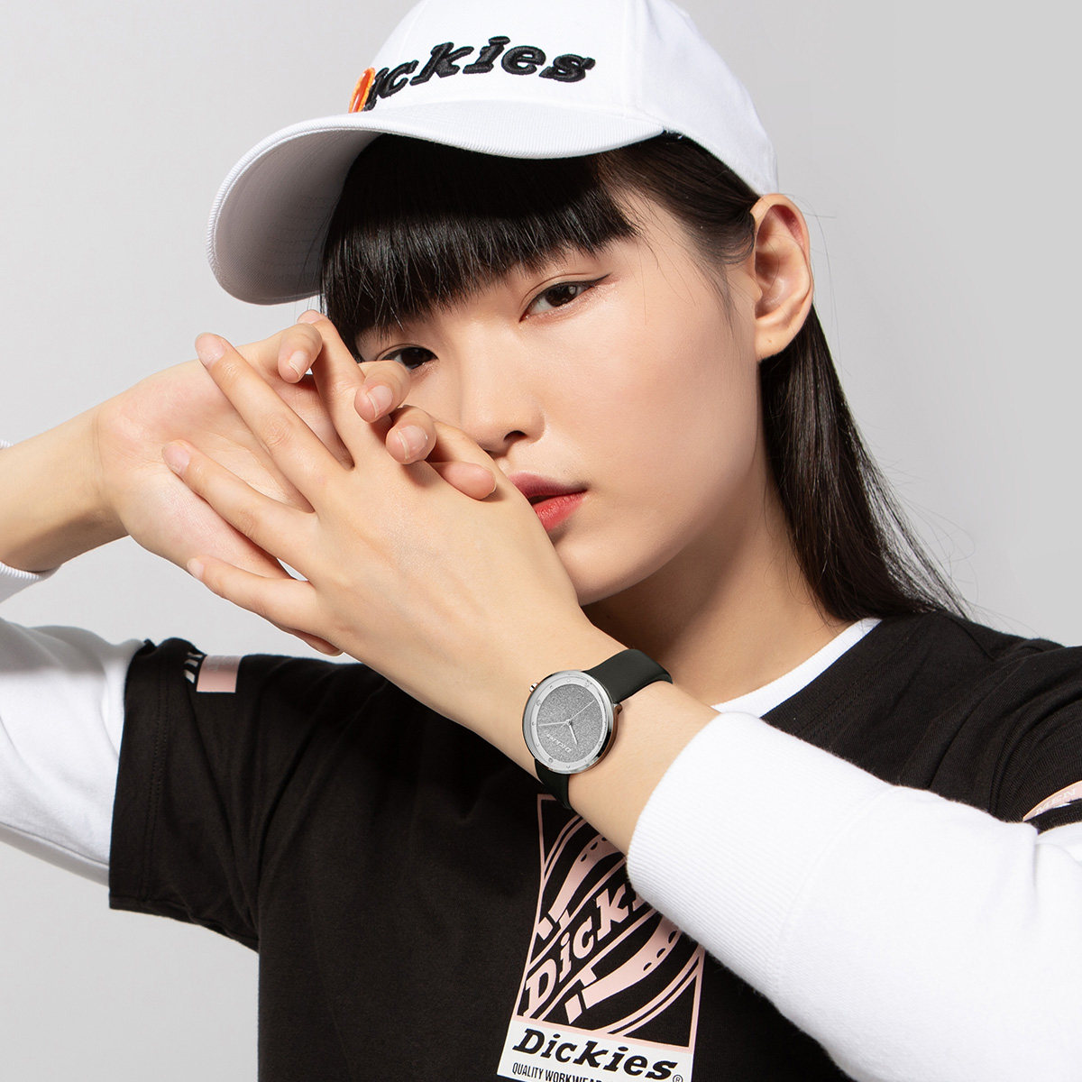 Dickies/Dike Watch Full of Stars Gradient Starry Sky Flow Jinsha Sea Simple Quartz Retro Wind ...