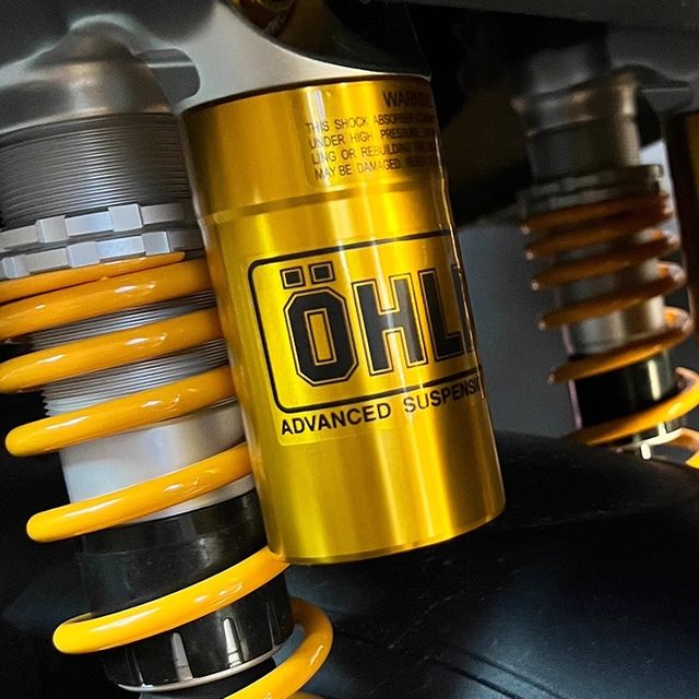 Motorcycle modified shock absorber reflective sticker suitable for ...