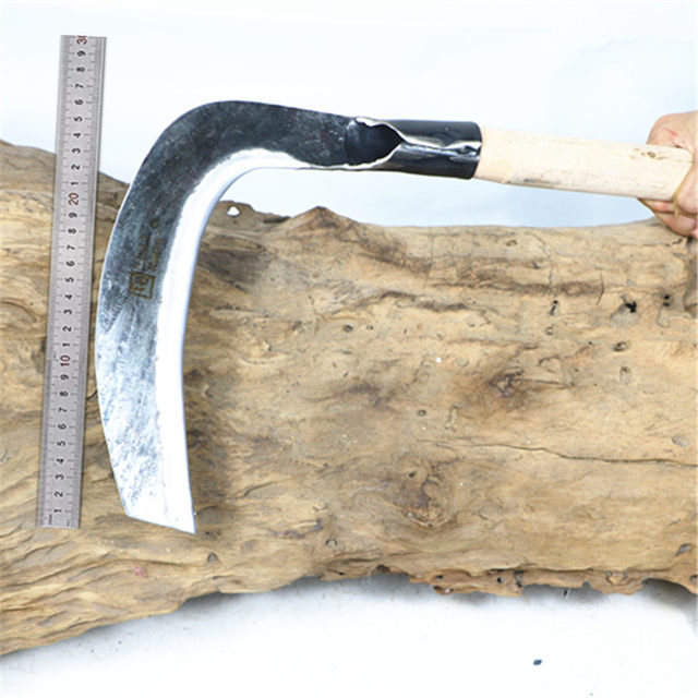 Cutting hatchet tree hatchet sickle farmer steel grass cutting with ...