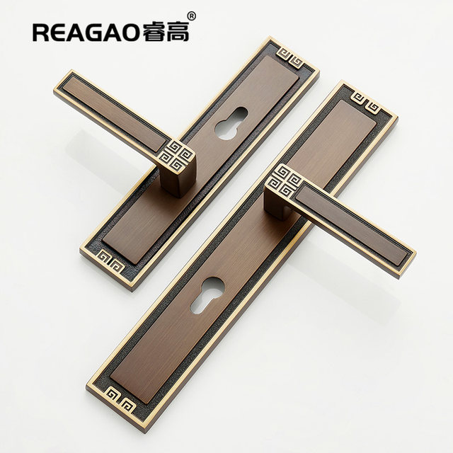 Ruigao pure copper silent door lock new Chinese door lock magnetic lock ...