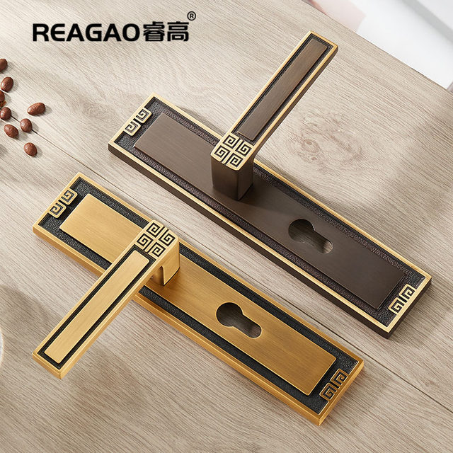 Ruigao pure copper silent door lock new Chinese door lock magnetic lock ...