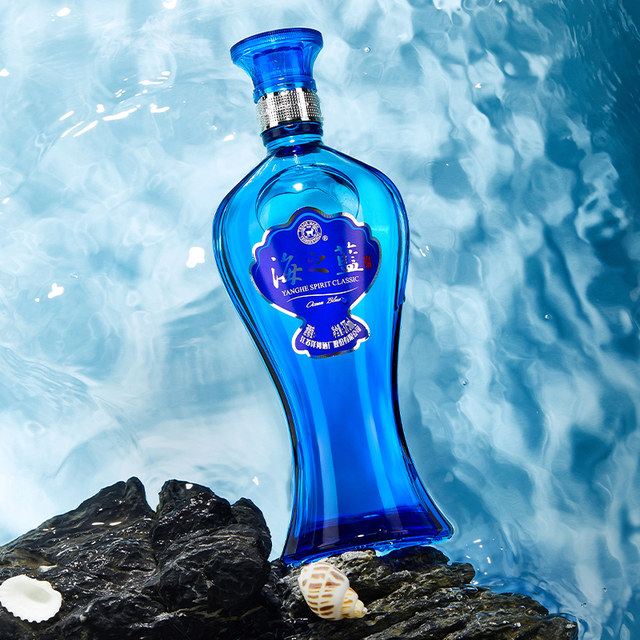 Yanghe Blue Classic Sea Blue 52% 375mL*6 bottles full box official flagship store soft liquor