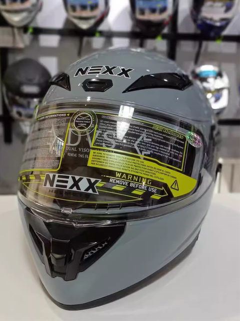 NEXX dual-lens motorcycle helmet anti-fog full-face running helmet ...
