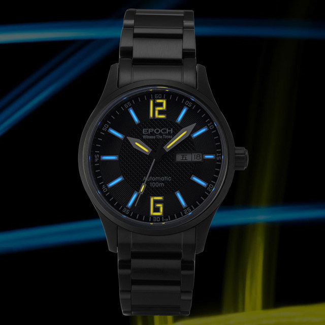 EPOCH A Baok's self -optical mechanical watch watch men's luminous ...