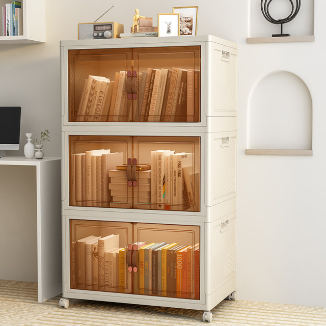 Children's dust -proof bookcase landing bookshelf setting desk under ...