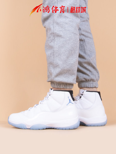 Xiaohong Sports Air Jordan 11 AJ11 Legend Blue White Blue High Top ...