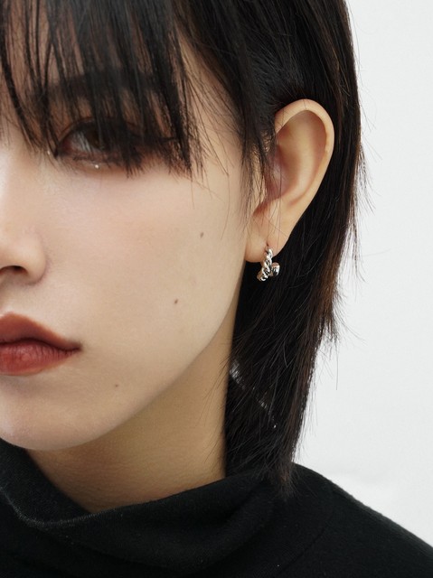 Sumiyaki small circle earrings new tide original design sense niche earrings simple net red ...