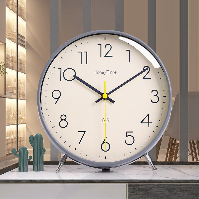 Clock Pendulum Desktop - Simple Table Clock Living Room Display Silent ...