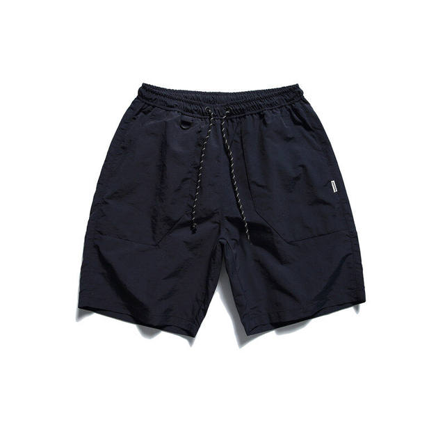 Men's summer outdoor function quick-drying shorts rope solid color ...