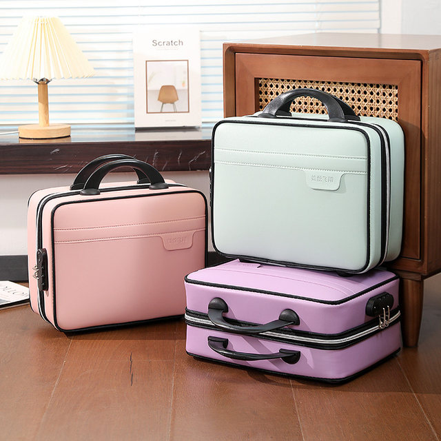 Portable suitcase, cosmetic case, small suitcase, suitcase, 14-inch ...