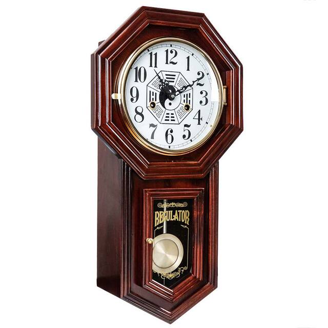 Gossip mechanical clock living room Furnishing pure copper movement old ...