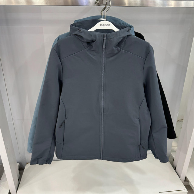 Baleno men's autumn and winter windproof and versatile hooded casual ...