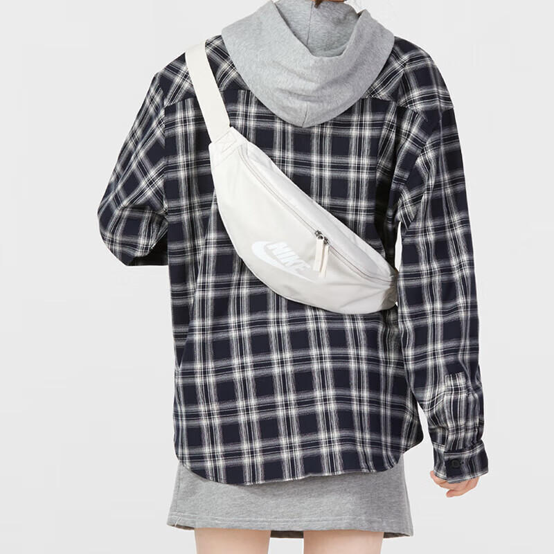 NIKE耐克腰包男女包浅色24新款健身训练运动斜挎包单肩胸包DB0490-淘宝网