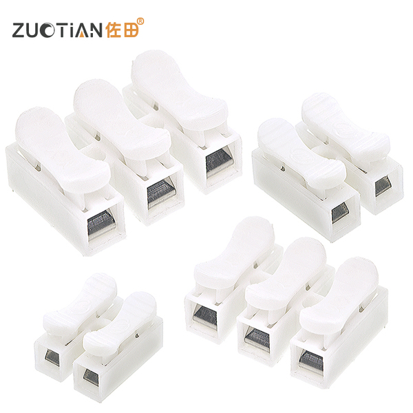 Quick Wiring Terminal CH-2/3 Position Push-Type Connector For LED ...