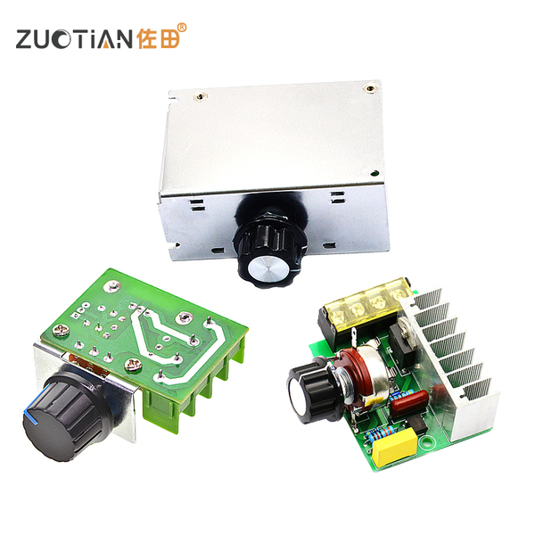 2000W Thyristor Speed Regulator 220V Electronic Voltage Regulation Module | EBUY7 Temperature ...