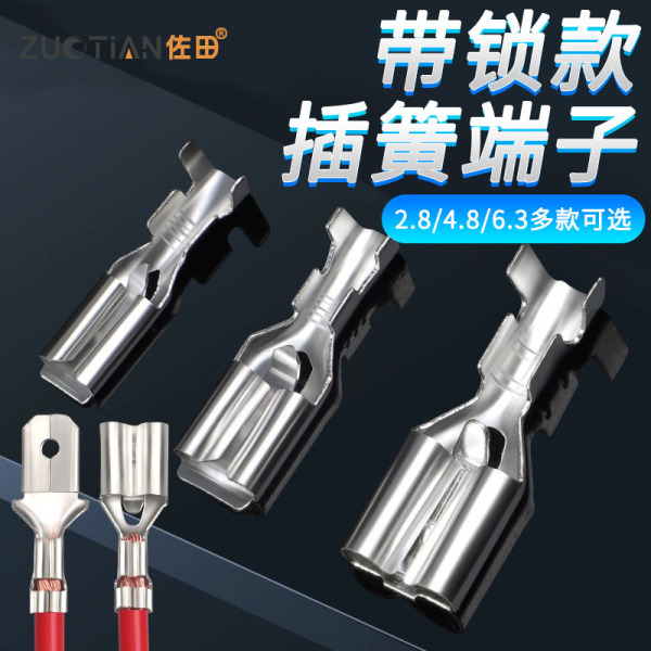 Automotive Spring Blade Terminal Lock Connector | Self-Locking Male And ...