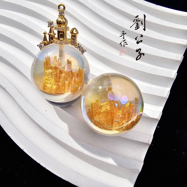 Gao Ding Explosion Fantasy Castle Inlaid Dream Catcher Crown Liu Gongzi ...