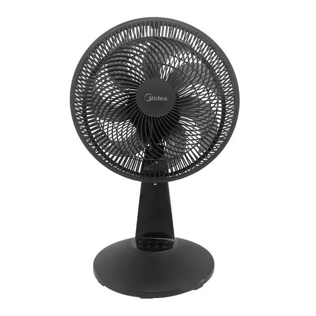 Midea electric fan small table fan strong wind shaking head silent home ...