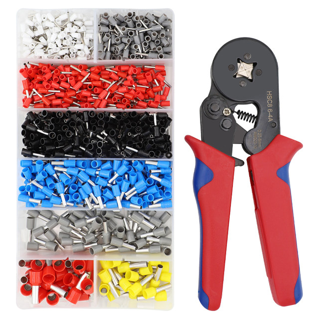 Tubular terminal crimping pliers cold-pressed terminals European ...