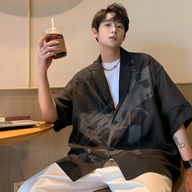 The same style of Douyin sold 299. Summer short-sleeved men's trendy ...