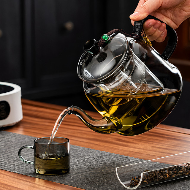 Glass Teapot 2025 new steaming and cooking integrated thickened boiling ...