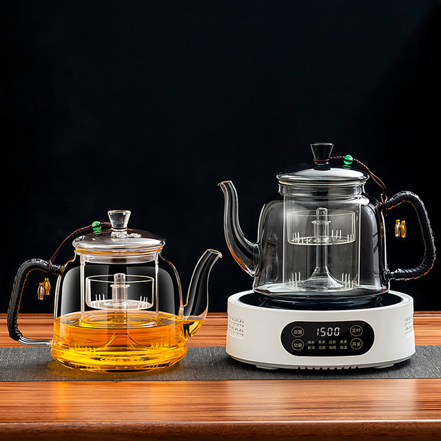 Glass Teapot 2025 new steaming and cooking integrated thickened boiling ...