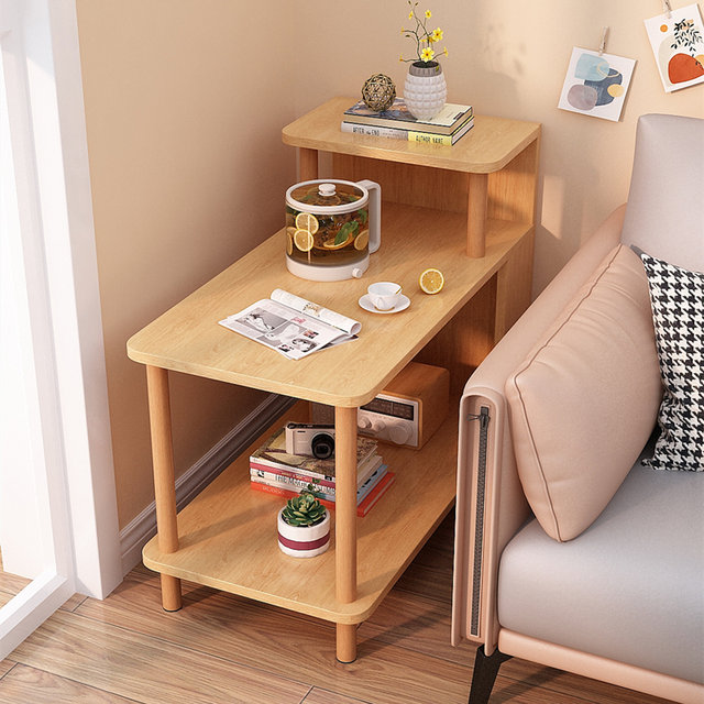 Living room sofa side bedroom bedside small table side bedside table ...
