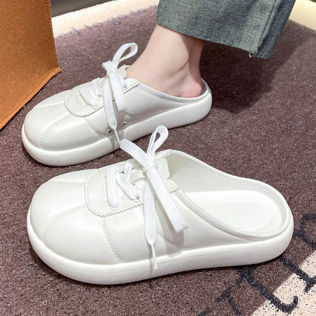 Baotou half slippers women's summer outer wear fashion new soft-soled ...