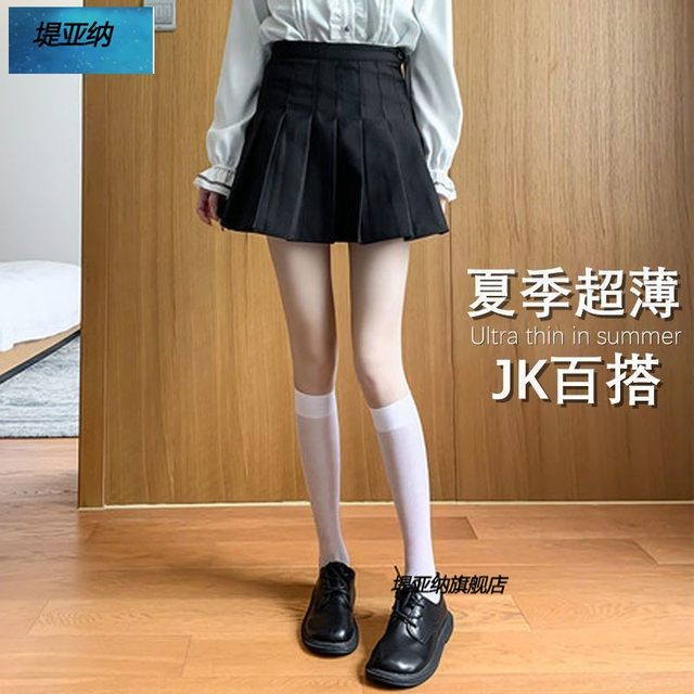 Leg socks female summer ultra -thin jk socks Japanese long stockings ...
