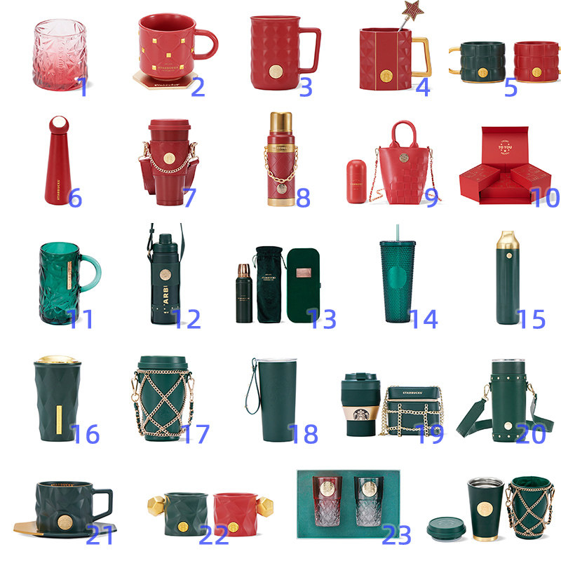 Starbucks Christmas 2024 Classic Red and Green Stainless Steel ...