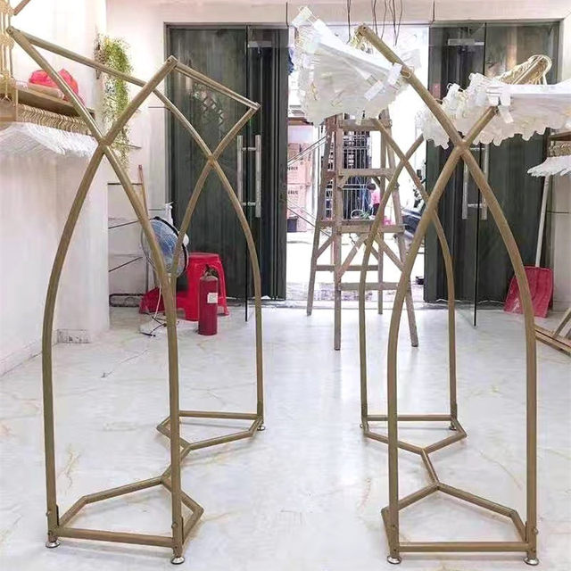 Clothing store display rack island rack double row parallel bar floor ...