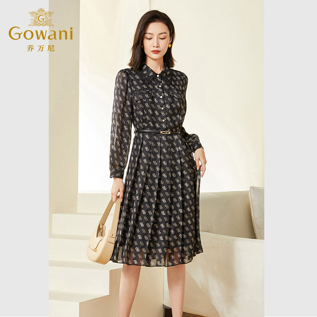 Giovanni dress new style women's French slim temperament long sleeve ...