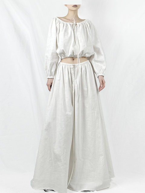 No February Flax Vacation Style Set 2025 Spring New Style Set for Women