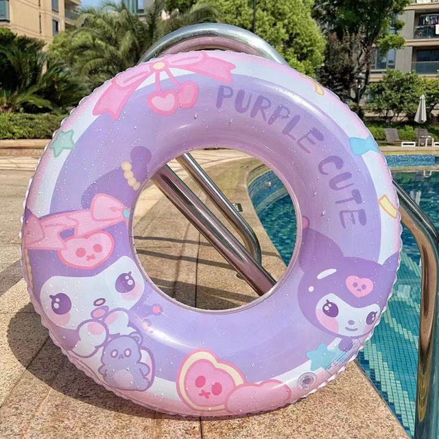 Girls' cute swimming ring, thickened swimming ring, children's life ...