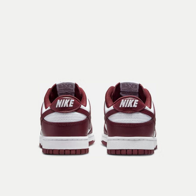 Nike Nike men's shoes 24 autumn new DUNK white wine red low-top retro ...