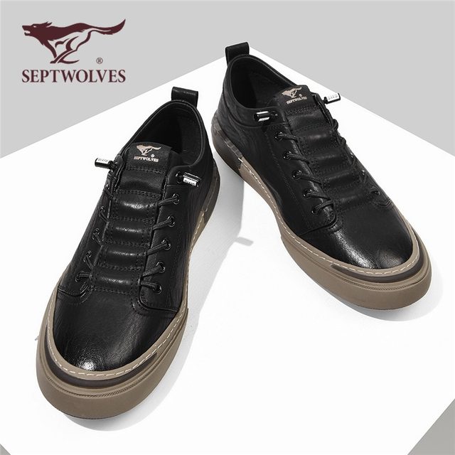 Septwolves Genuine Fashion Men's Shoes 2024 New Trendy Men's Casual ...