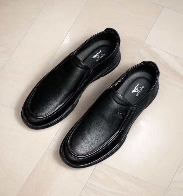 Septwolves breathable soft leather shoes autumn and winter genuine ...