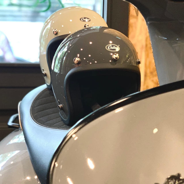 Taiwan gallop small body helmet Triumph retro motorcycle vespa pedal ...