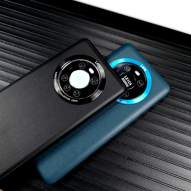 Suitable for Huawei mate40pro mobile phone case mate40 plain leather holster 40e protective ...