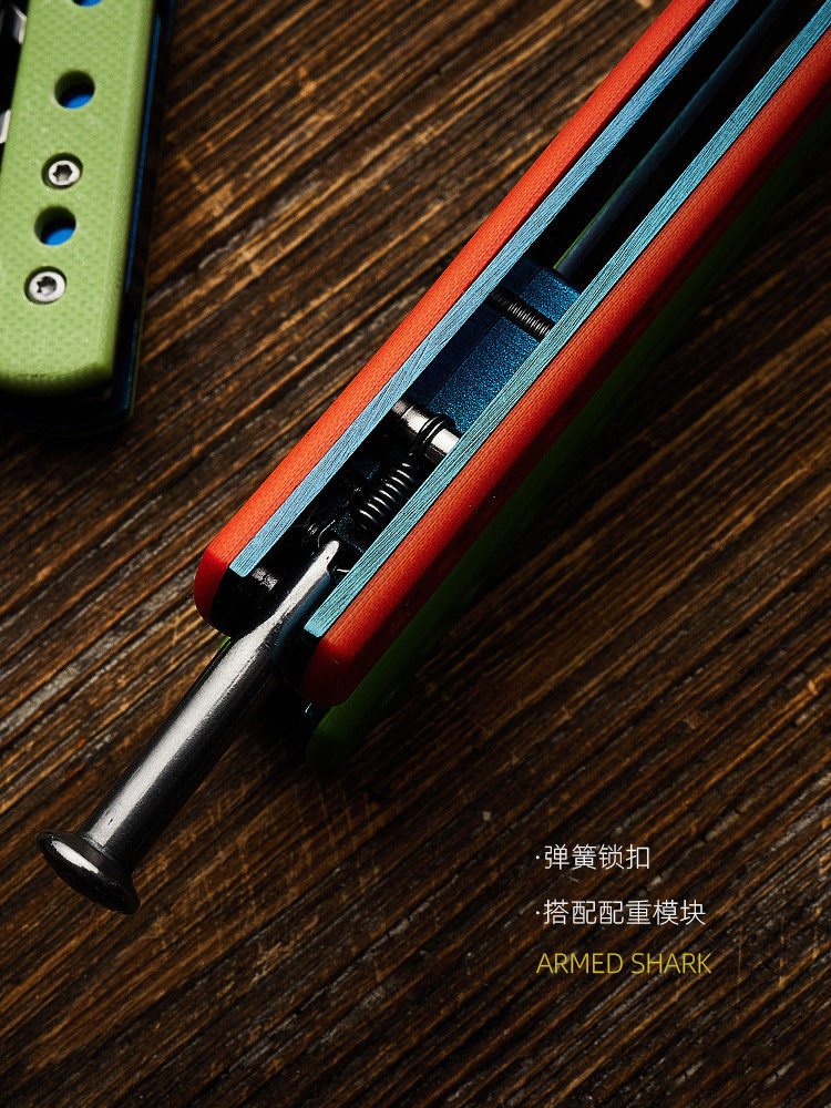 Battle Shark V1 Nautilus Butterfly Knife