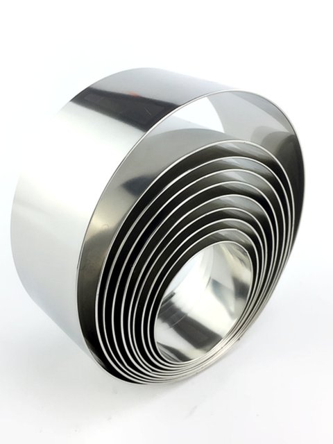 Sanneng baking mold 2 -inch 3 4 -inch small mousse circular cake ring stainless steel biscuits ...